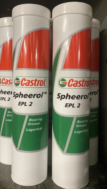 GREASE CASTROL SPHEEROL EPL2 400g CARTRIDGE £6.96 - PicClick UK