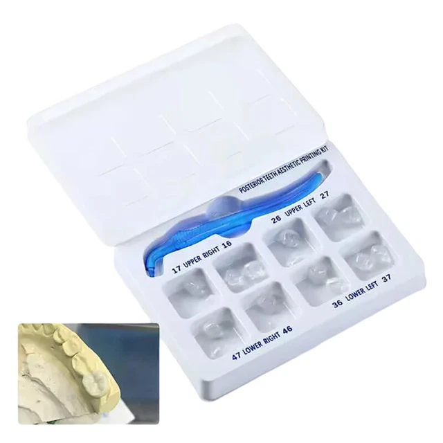 DENTAL POSTERIOR TEETH Aesthetic Printing Mould Kit Reshape Fissure ...