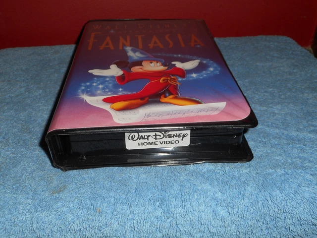 WALT DISNEY'S MASTERPIECE FANTASIA VHS Movie 1991 Clamshell Case EUC ...