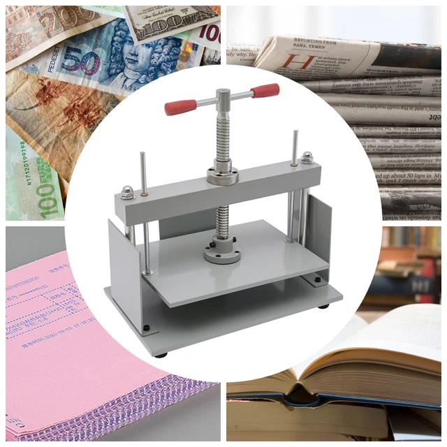 FOR RECEIPT FLATTENING Manual A4 Flat Paper Press Machine Steel Press ...