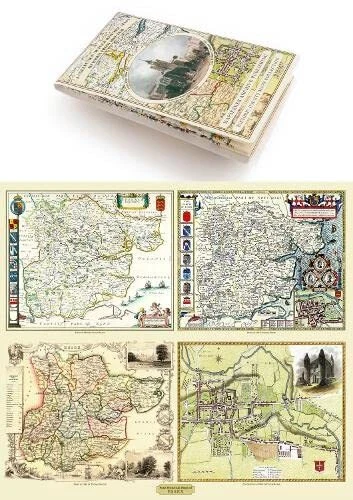 ESSEX 1610 ? 1836 ? Fold Up Map that features a collection of Four ...
