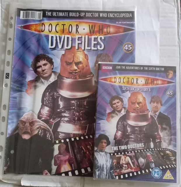 DOCTOR WHO DVD Files #45 Sixth Doctor Story 5 The Two Doctors (DVD ...