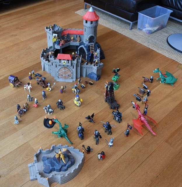 PLAYMOBIL 4865 GROSSE Löwenritterburg mit 5959 Ritterfestung ...
