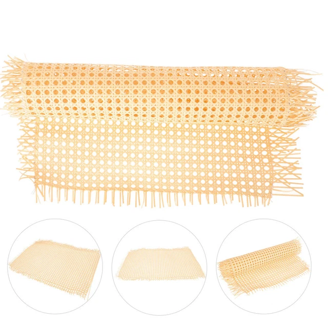 FAKE RATTAN WEBBING Faux Rattan Mesh Cane Webbing Roll Weaving Supplies ...