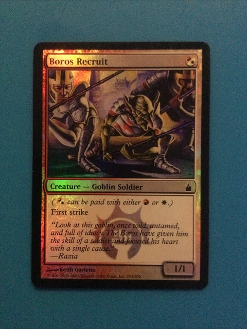 FOIL BOROS RECRUIT x1 Ravnica : City of Guilds 1x Magic the Gathering MTG EUR 3,32 - PicClick FR