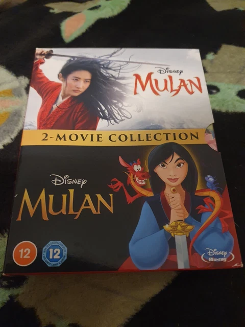 MULAN: 2-MOVIE COLLECTION Blu-ray (2020) Animation & Live Action Remake ...