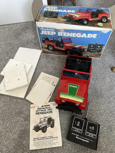 VINTAGE RARE 1984 Large Tandy Jeep Renegade Radio Controlled - Boxed ...