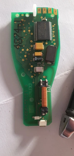 MERCEDES SMART REMOTE Key Fob 5WK4 9030/34 pcb: 6595472101 Siemens VDO ...