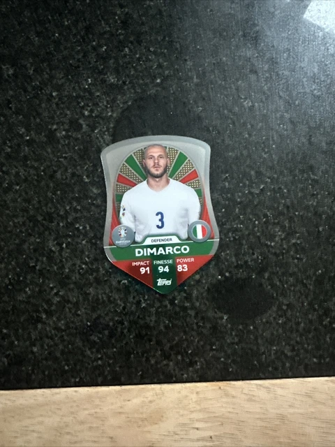 TOPPS MATCH ATTAX UEFA Euro 2024 Federico Dimarco Italy Chrome Shield #SC4 £5.00 - PicClick UK