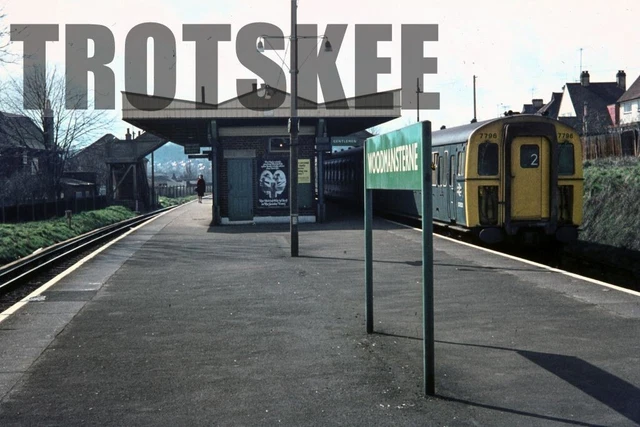 35MM SLIDE BR British Rail Electric EMU Class 423 4VEP 7796 ...