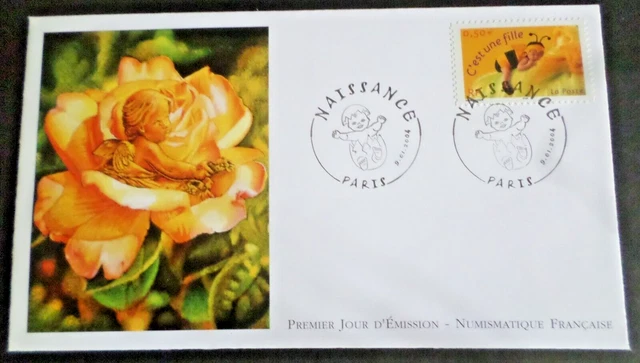FRANCE 2004 FDC 1° Day Birthstone C'Est One Fille TIMBRE3634 Baby Bee ...