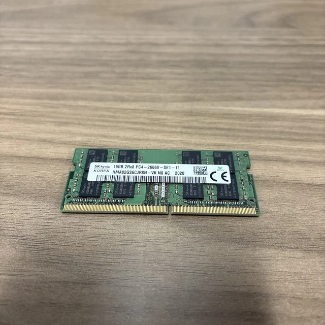SK HYNIX 16GB 2Rx8 PC4-2666V SODIMM Laptop RAM HMA82GS6JJR8N-VK $90.23 ...