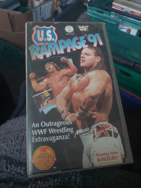 WWF - US Rampage 1991 (VHS, 1992) £9.99 - PicClick UK