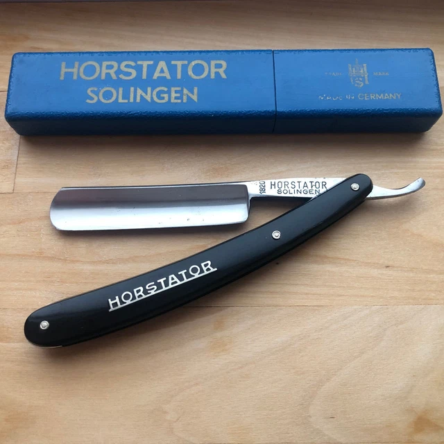 VINTAGE HORSTATOR 5/8& SOLINGEN German Shaving Straight Razor $80.00 ...