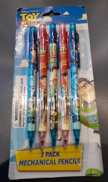DISNEY PIXAR TOY Story 5 Pack Mechanical Pencils £4.87 - PicClick UK