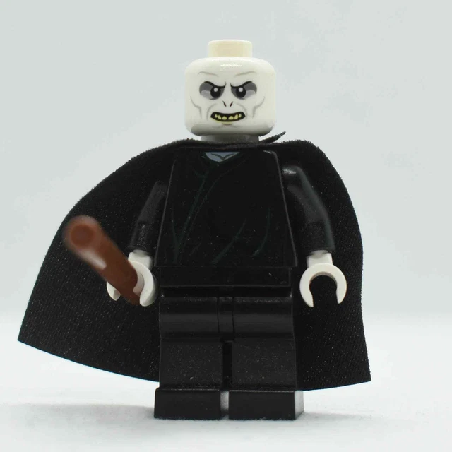 MINIFIGURE LEGO HARRY Potter Voldemort avec bâton et cape figurine 0922 ...