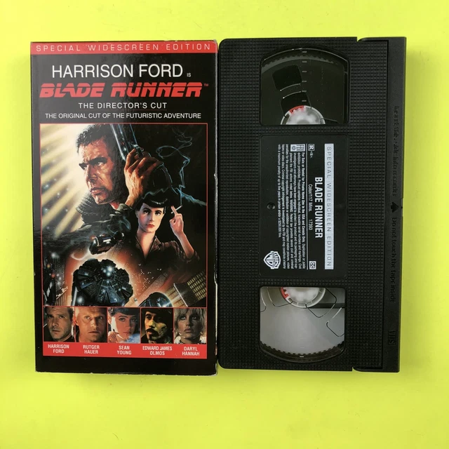 BLADE RUNNER - The Directors Cut (VHS, 1999, Widescreen Directors Cut ...