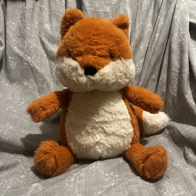 ADORABLE FOX PLUSH- Super Fluffy Soft toy, NWOT 30cm £9.99 - PicClick UK