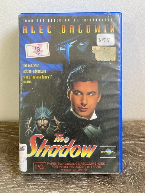 THE SHADOW (VHS, 1994) VHS Video Tape 90s Movie Ex Rental CIC Video ...