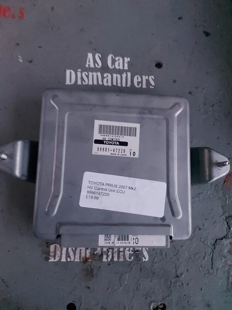 TOYOTA PRIUS 2007 mk2 HV CONTROL UNIT ECU 8998147220 - B55 £19.99 ...