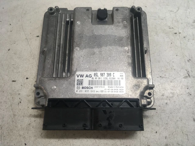 VOLKSWAGEN CADDY (2022) Engine Control Unit Ecu 2.0L Diesel 05L907309C ...