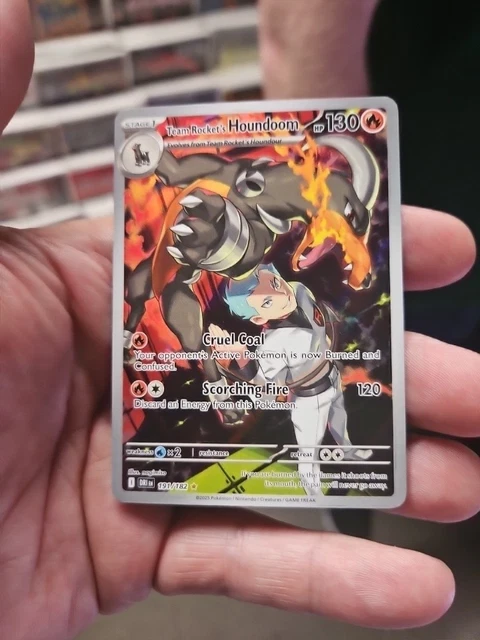 POKEMON DESTINED RIVALS Illustration Rare Team Rockets Houndoom 191/182 ENGLISH £1.75 - PicClick UK