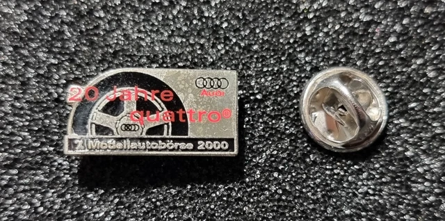 AUDI PIN 20 Jahre Quattro emailliert 2000 - Maße 22x11mm EUR 14,99 ...