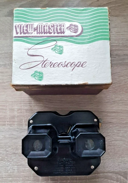 VINTAGE VIEWMASTER MODEL C STEREOSCOPE VIEWER 1950's MADE IN USA BOXED ...
