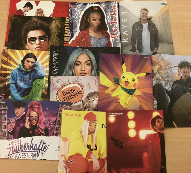 46 X POSTER BRAVO / POPCORN A 3 ️ 2020-er ️ MUSIK / FERNSEHEN KONVOLUT ...