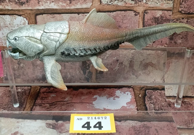 SCHLEICH DUNKLEOSTEUS ARMOURED Fish 8.5" Figure Jointed Jaw Dinosaurs £ ...