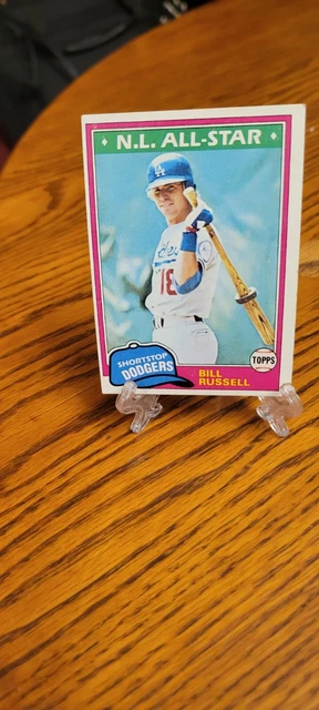 #465 BILL RUSSELL Los Angeles Dodgers 1981 Topps All Star EUR 1,46 - PicClick FR