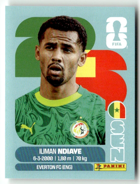 PANINI WORLD CUP 2026 Sticker Senegal SEN 18 Iliman Ndiaye No. SEN 18 ...