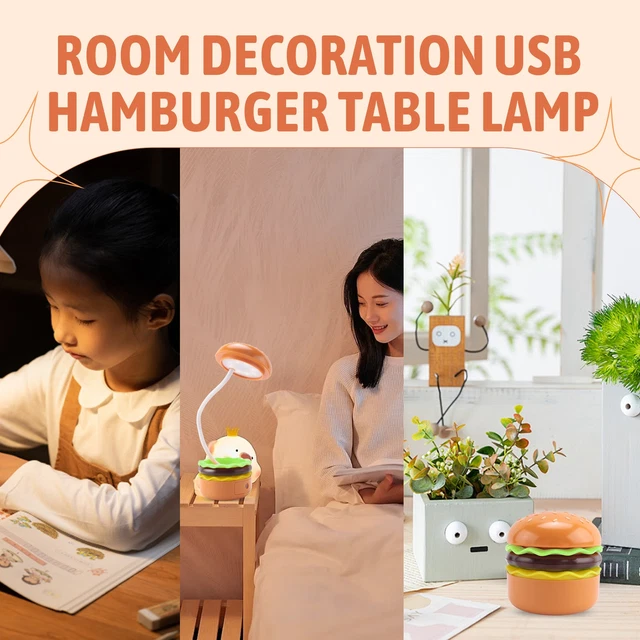 CUTE DESK LAMP for Kids with Adjustable Neck with Pencil Sharpener ...