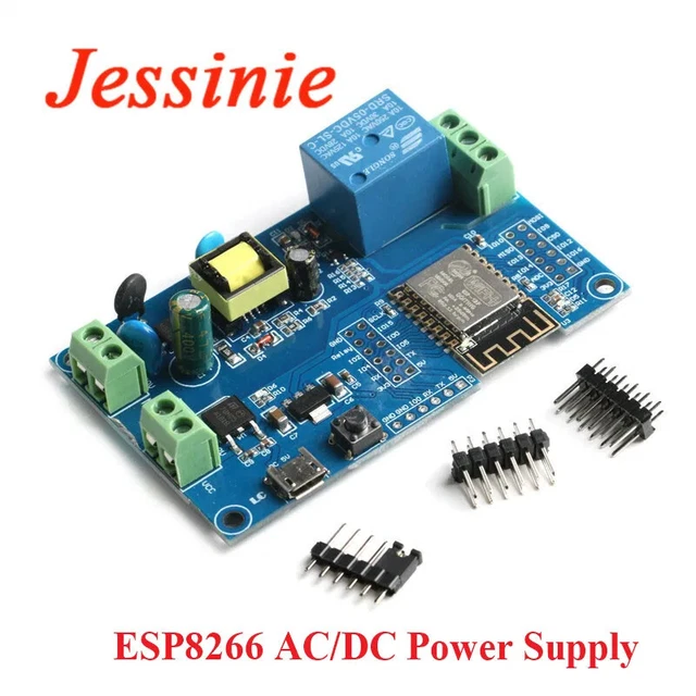 ESP8266 ESP-12F WIFI Relay Module AC 220V DC 5V 12V Remote Control ...