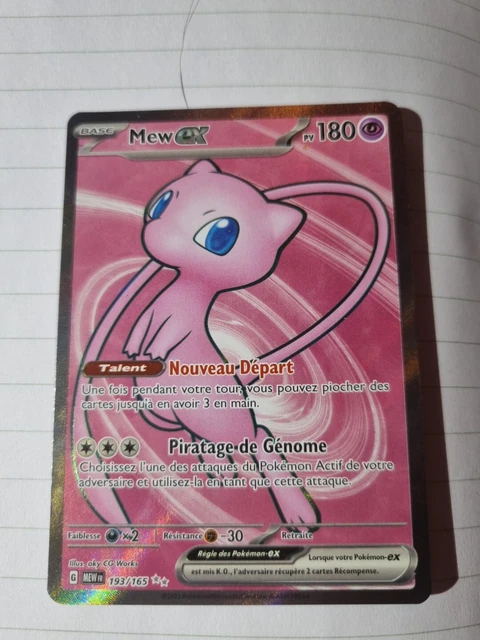CARTE POKÉMON MEW EX EV3.5 MEW FR 151 - 193/165 EUR 36,51 - PicClick FR