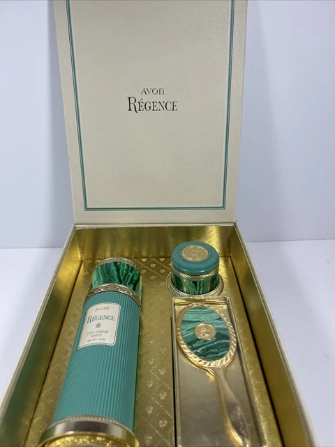 NEW VINTAGE AVON REGENCE GIFT SET Perfume, Mirror and Cream $15.00 ...