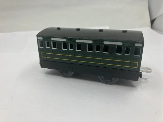 THOMAS & FRIENDS Trackmaster Rare Emily Passenger Green Coach Train Car ...