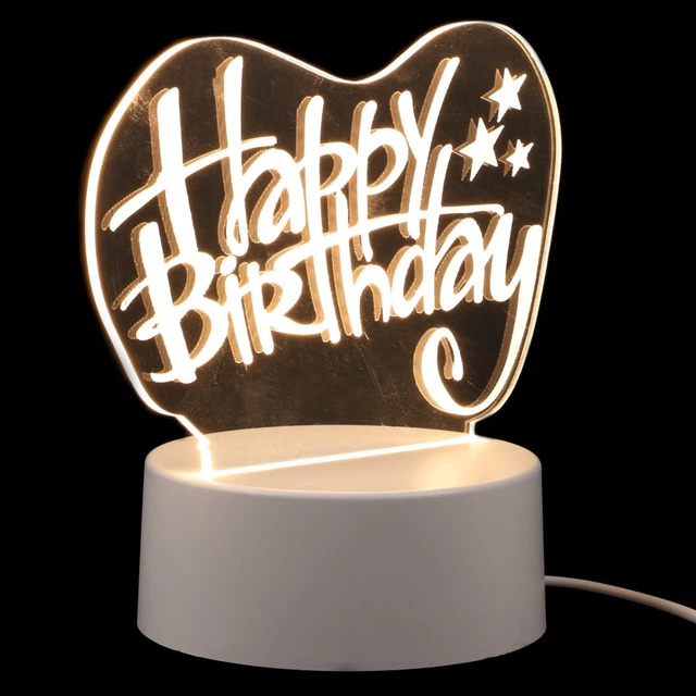 3 PCS SAFE Home LED Light Letters Design Night Light Xmas Table Lamp £ ...