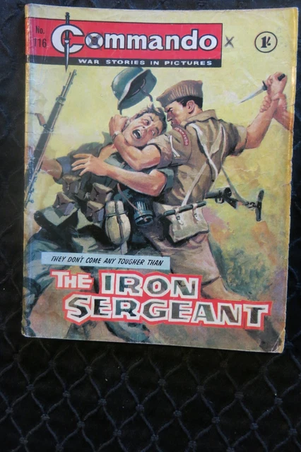 EARLY COMMANDO COMIC NO.116 The Iron Sergeant War Stories In Pictures ...