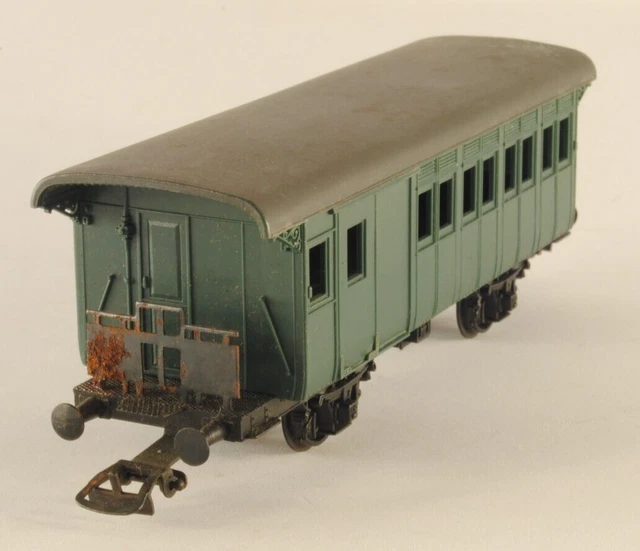 RIVAROSSI PASSENGER CAR 3rd Class Wagon Type S.V. Green H0 1:87 £12.67 ...