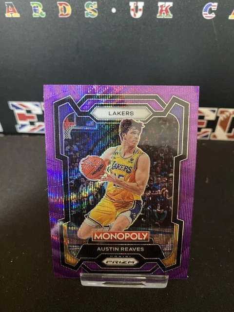 AUSTIN REAVES 2023-24 Panini Prizm Monopoly Viola Wave Prizm #42 Lakers ...