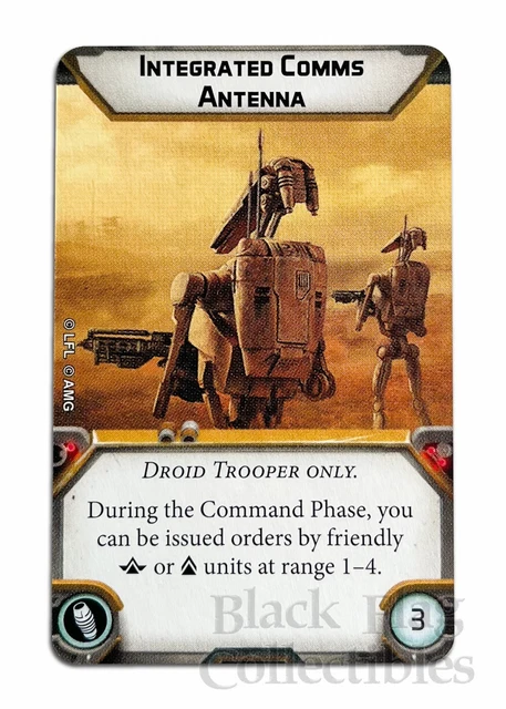 STAR WARS LEGION Miniatures Game - ’Integrated Comms Antenna’ Upgrade ...