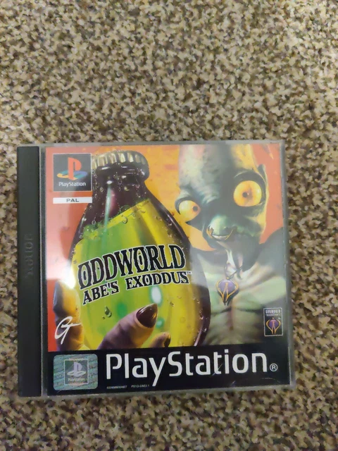 Oddworld Abes Exoddus For Sony Playstation Ps1 Complete Excellent