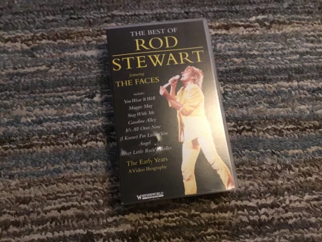 VHS MUSIC TAPE - The best of ROD STEWART - Featuring the Faces - VHS EUR 8,58 - PicClick IT