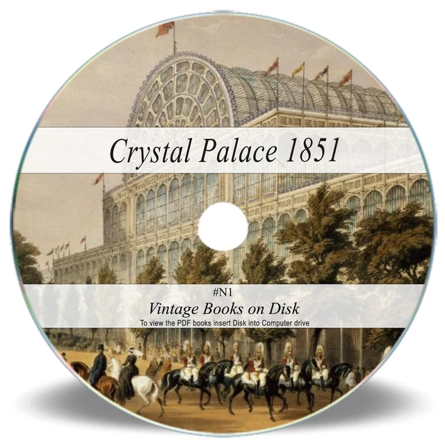 GREAT EXHIBITION LONDON 1851 -94 Rare Books on DVD British Industry ...