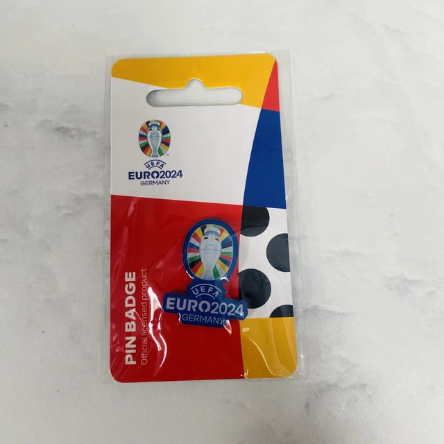 EURO 2024 OFFICIAL Logo Pin Badge Official *IN HAND & READY TO POST* £ ...
