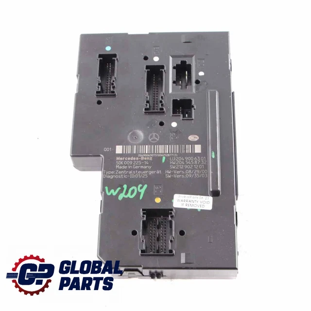 MERCEDES W204 REAR SAM Module Fuse Box Control Unit A2049006301 $100.17 ...