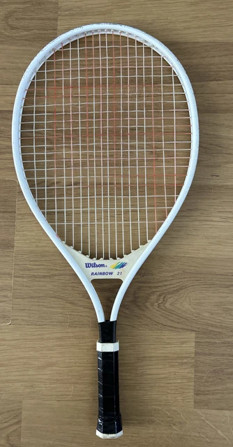 VINTAGE WILSON RAINBOW 21 Tennis Racket 1980’s £9.99 - PicClick UK