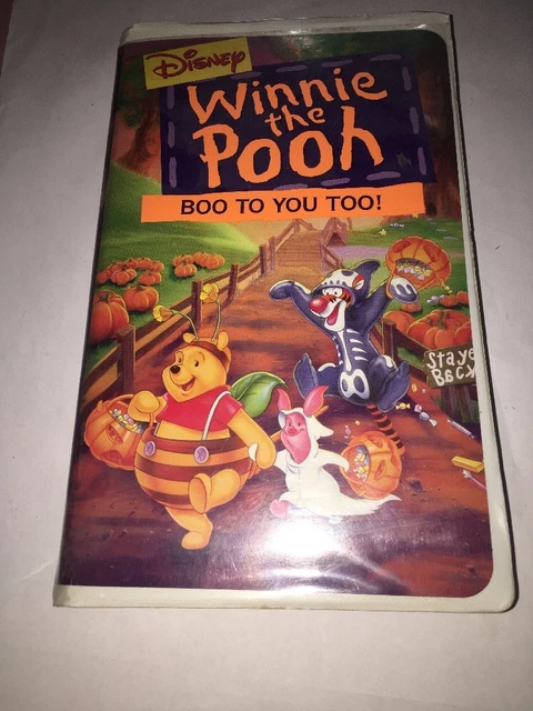 DISNEY'S WINNIE THE Pooh Boo To You Too VHS Family Movie Children ...