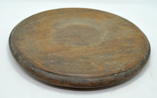 ANTIQUE SAND STONE Chapati Rolling Plate Original Old Hand Carved ...